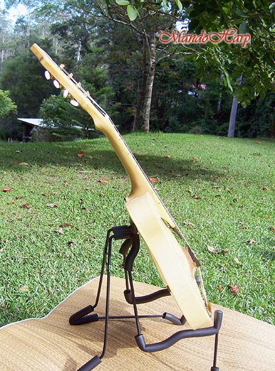 MandoHarp - 'Old Hickory' Blonde F5-Style Mandolin with Inlaid ...