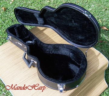 MandoHarp - 'Old Hickory' Blonde F5-Style Mandolin with Inlaid ...